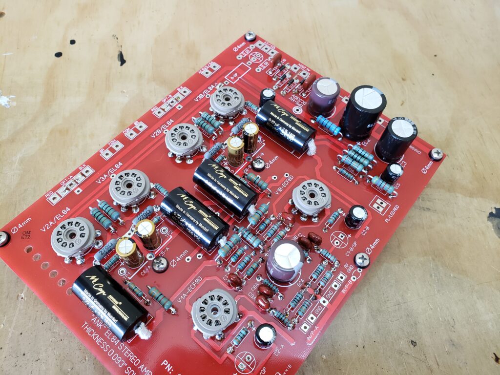 L1 EL84 HIB C-CORE Integrated - ANK Audio Kits