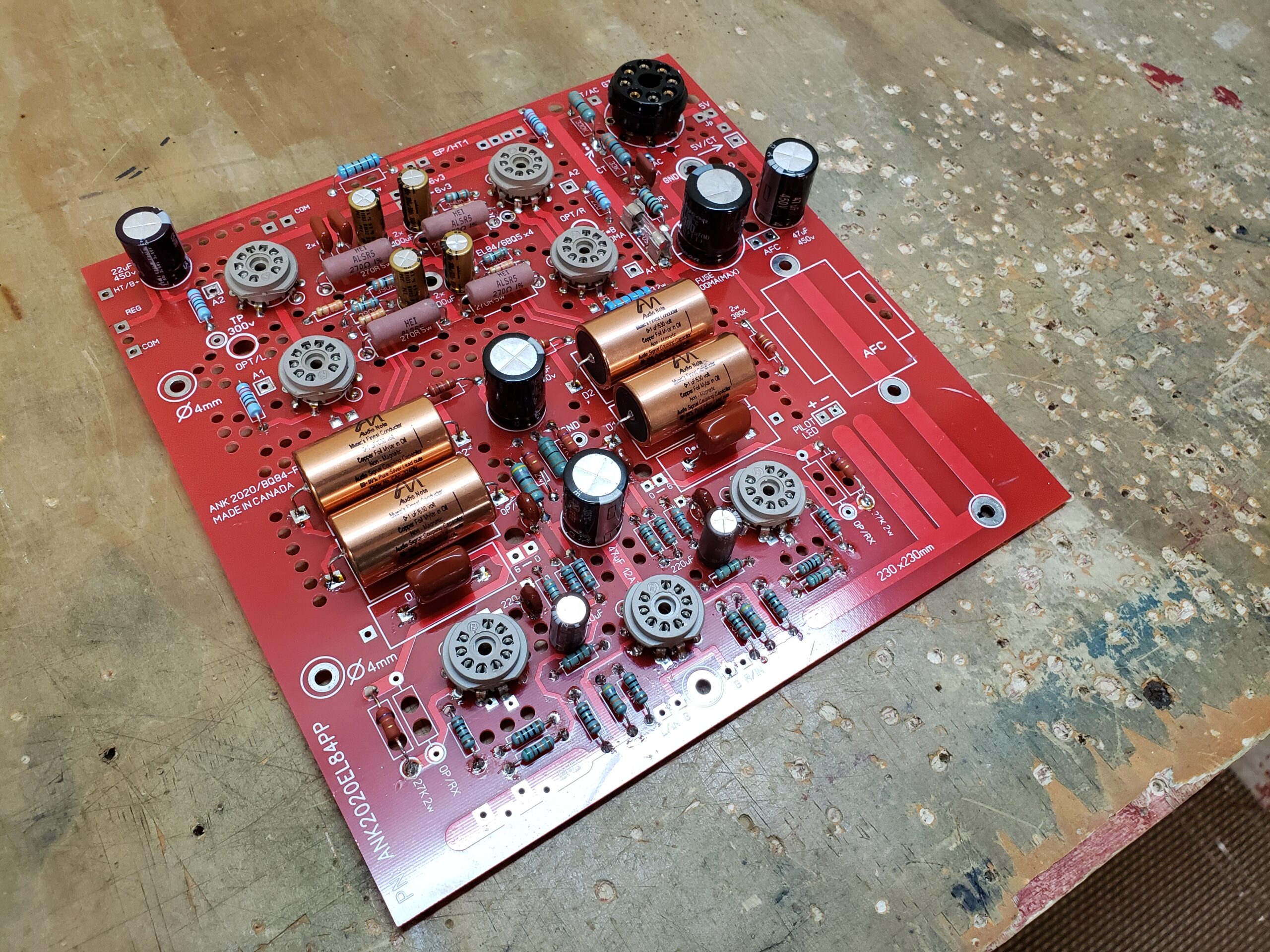 L4 EL84 Integrated C core – New! - ANK Audio Kits